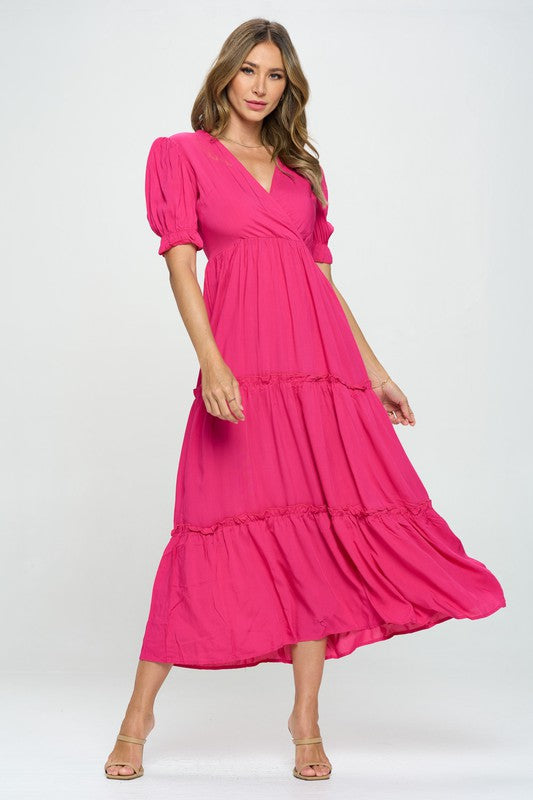 Hot Pink Maxi Dress